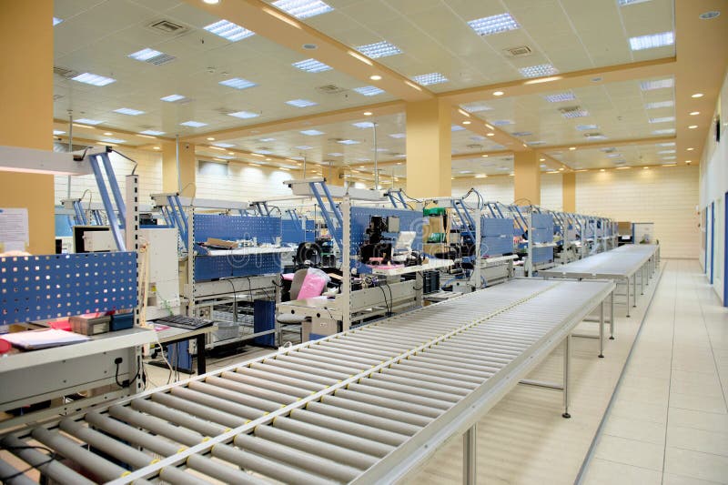 Electronics Factory Workplace Editorial Stock Photo - Image of steam ...