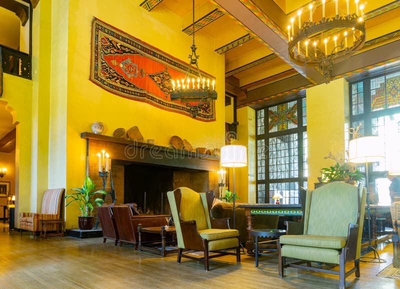Interior View of the Famous the Ahwahnee Hotel Editorial Photography ...