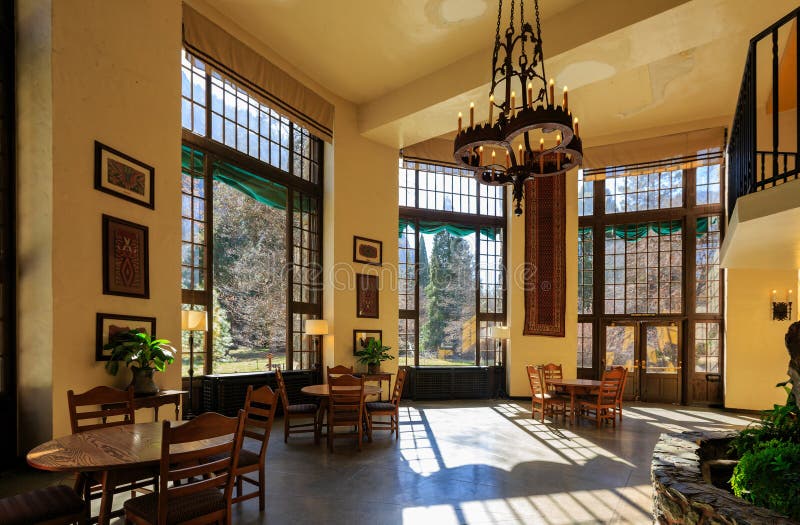 Interior View of the Famous the Ahwahnee Hotel Editorial Stock Image ...