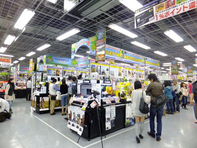 Interior View of the Famous Bic Camera Store Editorial Photo - Image of ...