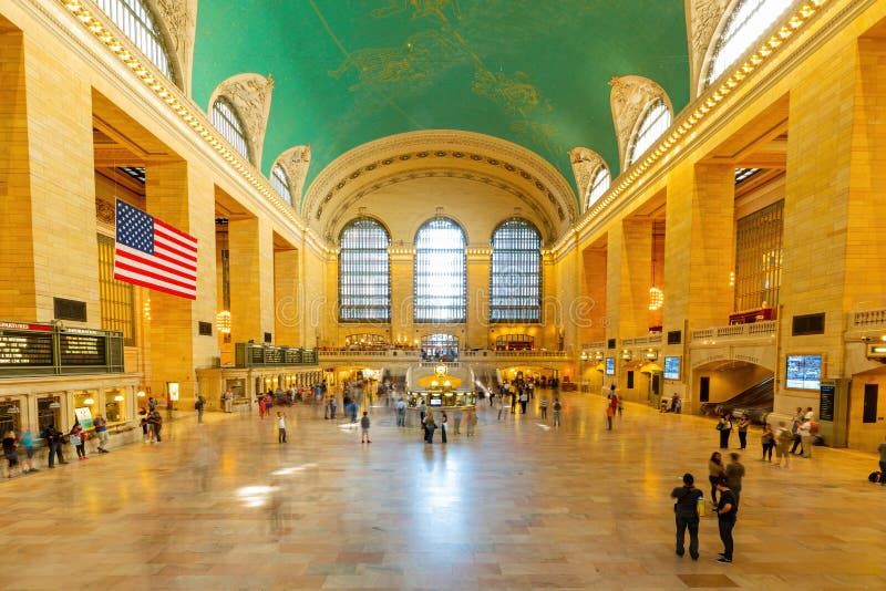 Interior View of the Famous Grand Central Terminal Editorial Image ...