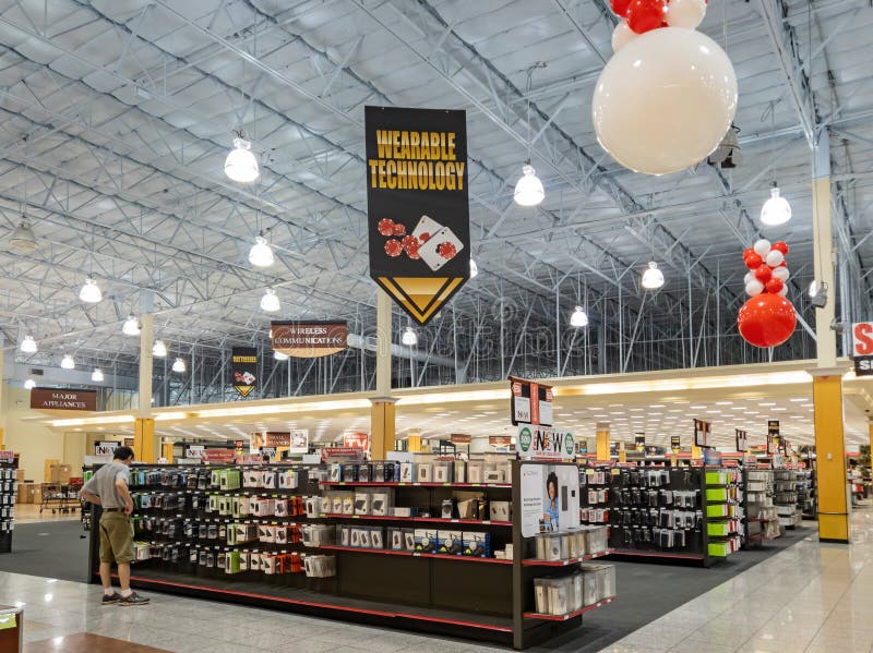 Interior View of the Fry`s Electronics Editorial Photo - Image of ...