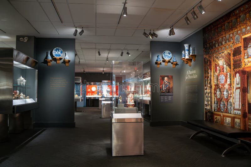 Interior View of the Gardiner Museum in Toronto. Editorial Stock Image ...