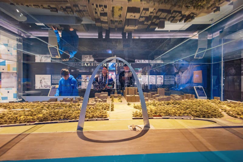Interior View of the Gateway Arch Editorial Stock Photo - Image of ...