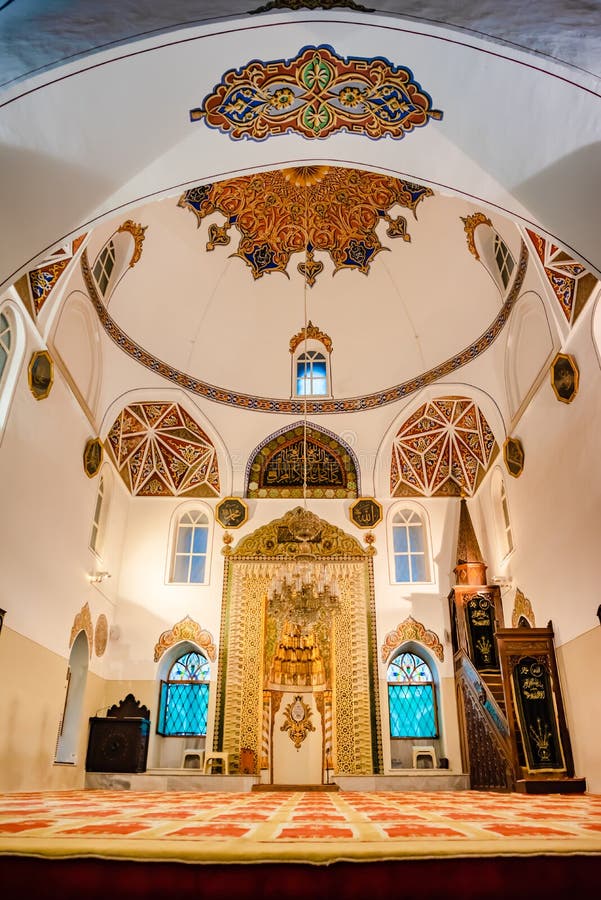 Interior View of Ghazi Orhan Mosque in Bursa, Turkey Editorial Stock ...