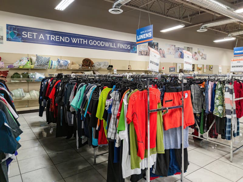 Interior View of the Goodwill Store Editorial Image - Image of ...