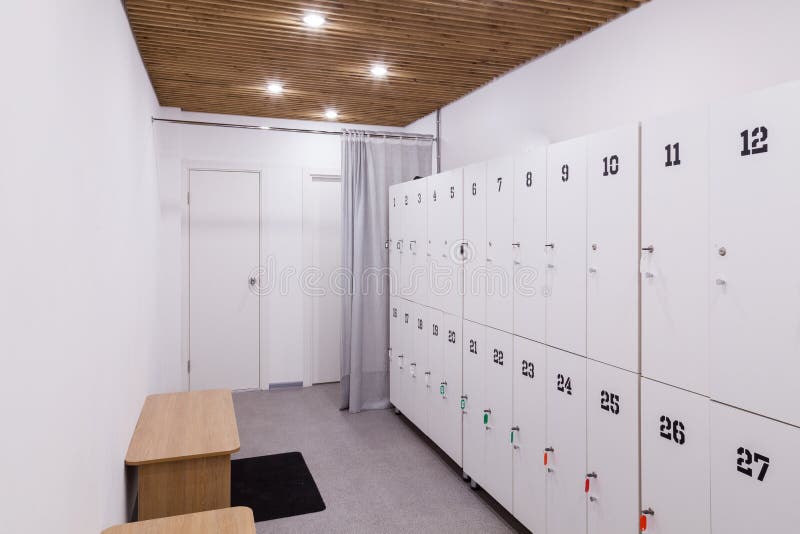 Interior View of a Gym with Equipment. Stock Image - Image of activity ...