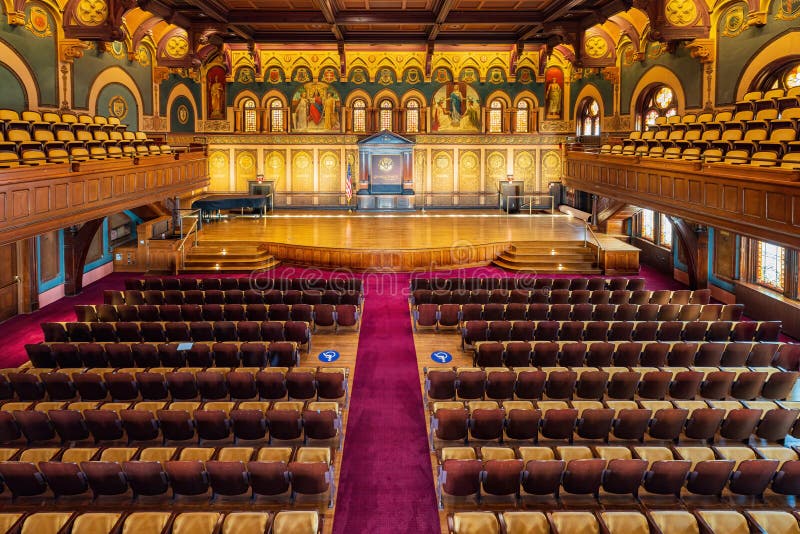 Interior View of the Healy Hall in Georgetown University Editorial ...