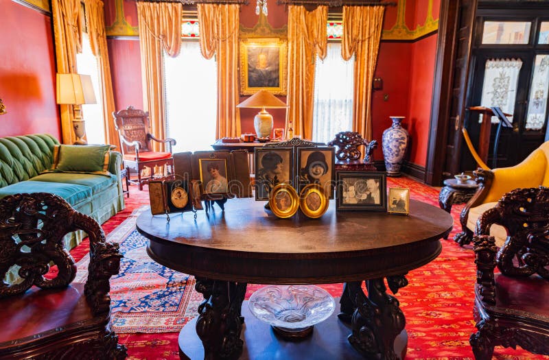 Interior View of the Henry Overholser Mansion Editorial Photo - Image ...