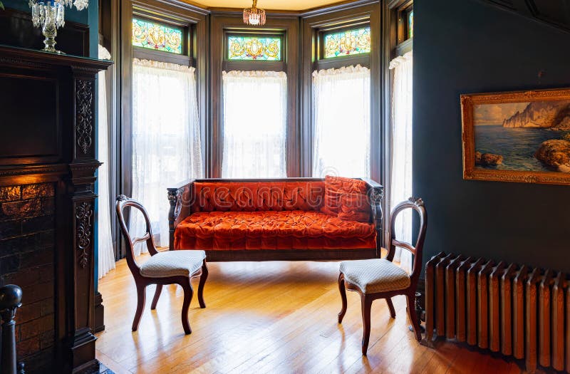 Interior View of the Henry Overholser Mansion Editorial Photography ...