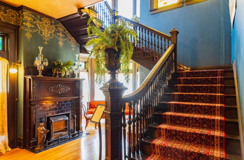 Interior View of the Henry Overholser Mansion Editorial Stock Image ...