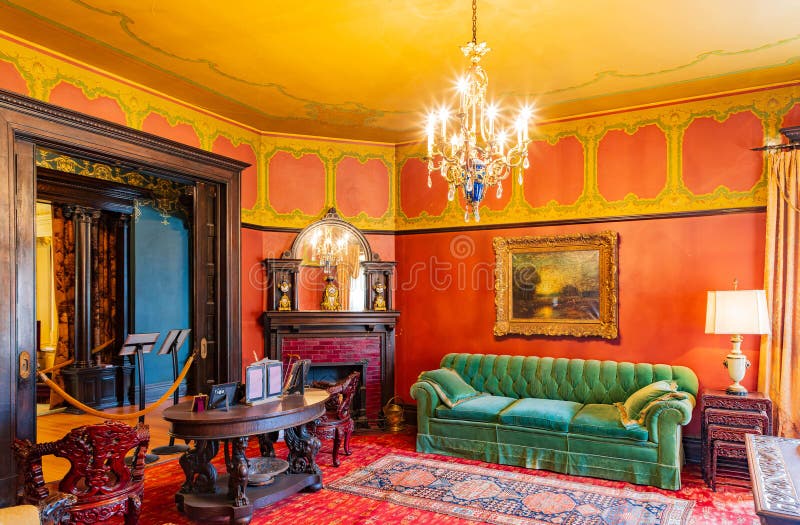 Interior View of the Henry Overholser Mansion Editorial Stock Photo ...