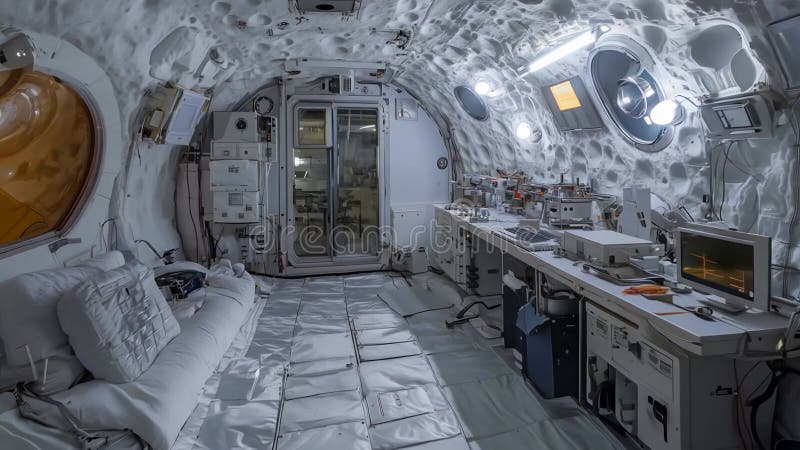 Interior Design of a Visionary and Advanced Futuristic Space Habitat ...