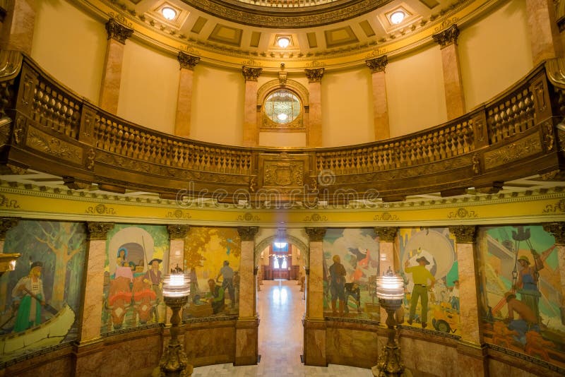 Interior View of the Historical Colorado State Capitol Editorial Photo ...