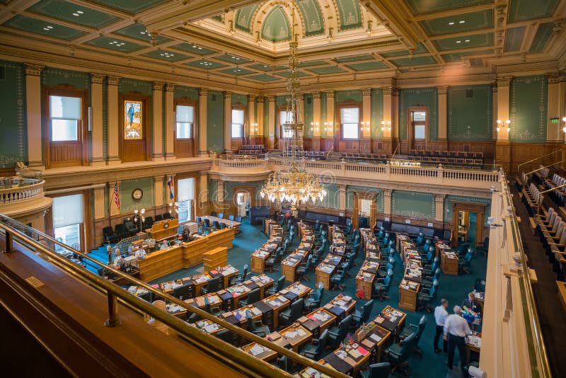 Interior of the Colorado State Capitol Editorial Stock Photo - Image of ...