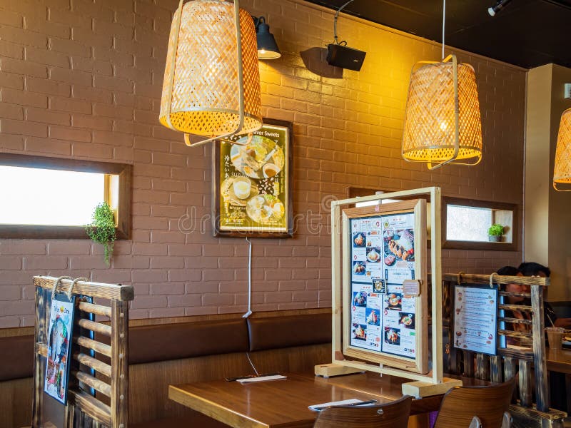 Interior View of a Japanese Restaurant Editorial Photography - Image of ...