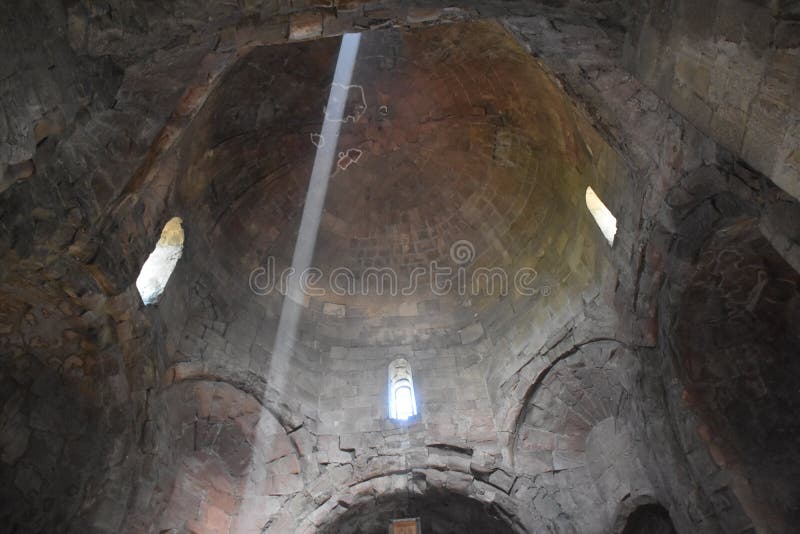 Interior View Jvari Monastery, Mtskheta, Georgia Stock Image - Image of ...
