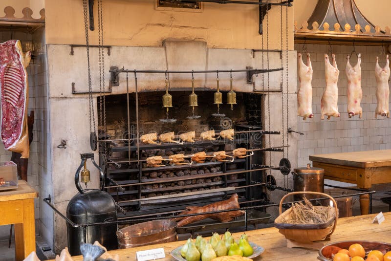 Interior View of the Kitchen of the Royal Pavilion in Brighton, the UK ...