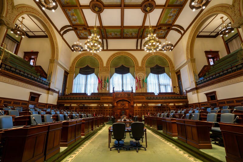 Interior View of the Legislative Assembly of Ontario. Editorial Image ...