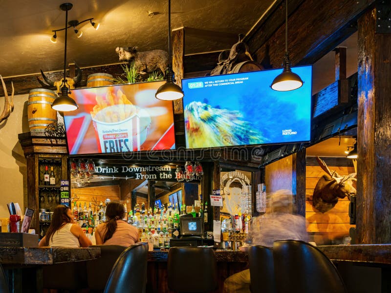 Interior View of Local Restaurant Pub Editorial Stock Image - Image of ...