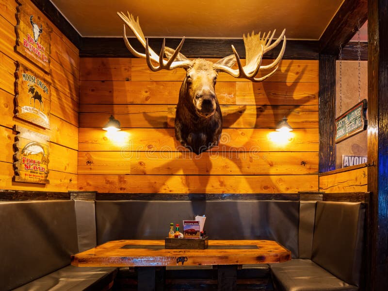 Interior View of Local Restaurant Pub Editorial Photo - Image of sign ...