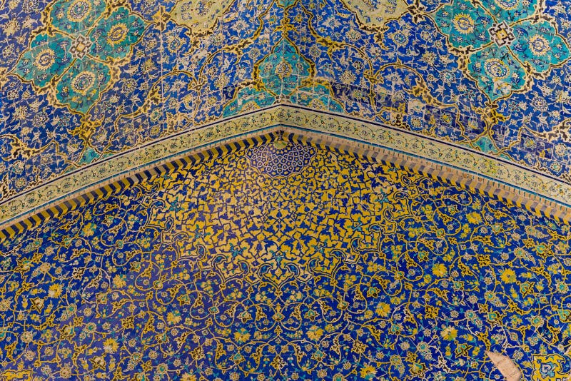 Interior View of the Lofty Dome Covered with Polychrome Tiles of the ...