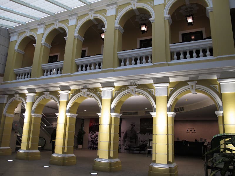 Interior View of the Macao Museum Editorial Stock Image - Image of ...