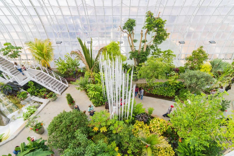 Interior View of the Main Building of Myriad Botanical Gardens ...