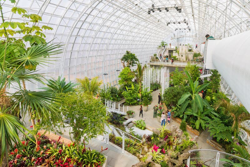 Interior View of the Main Building of Myriad Botanical Gardens ...