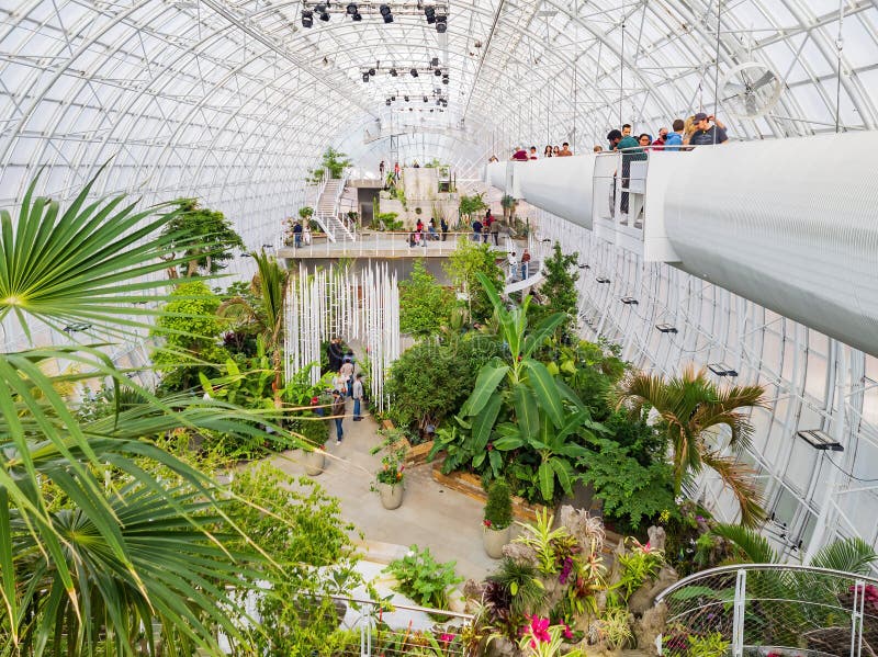 Interior View of the Main Building of Myriad Botanical Gardens ...