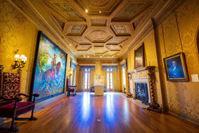 Interior View of the Main Building of Philbrook Museum of Art Editorial ...