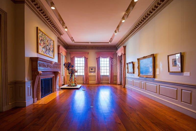 Interior View of the Main Building of Philbrook Museum of Art Editorial ...