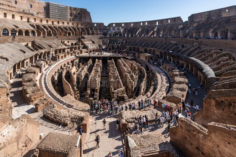 Interior View of the Majestic Roman Colosseum Editorial Stock Image ...