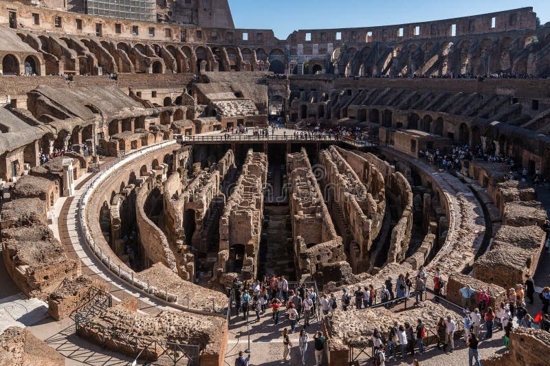 Interior View of the Majestic Roman Colosseum Editorial Image - Image ...