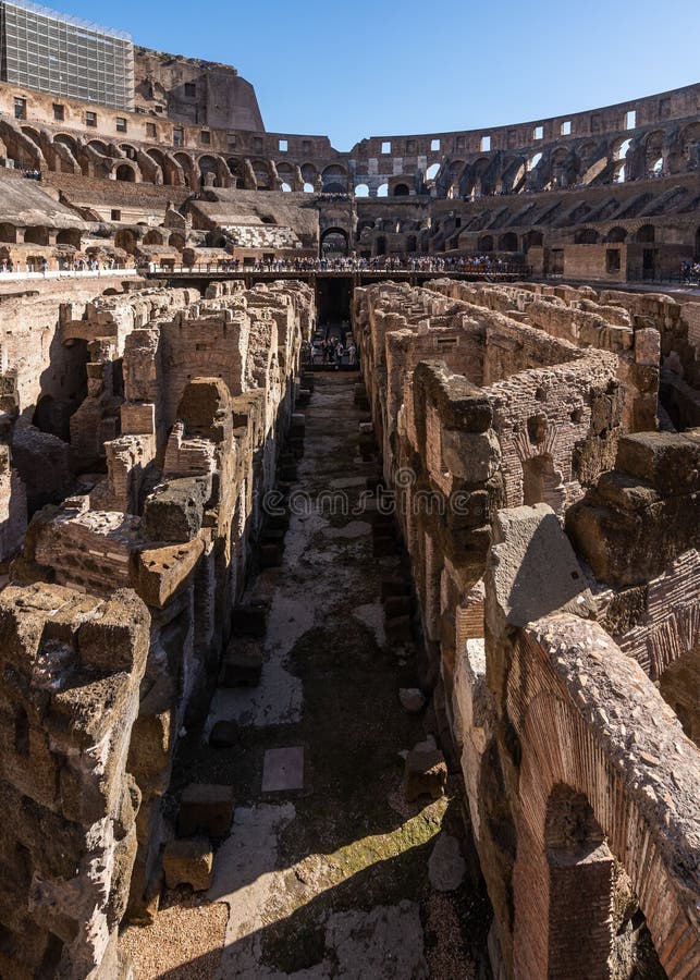 Interior View of the Majestic Roman Colosseum Editorial Stock Photo ...