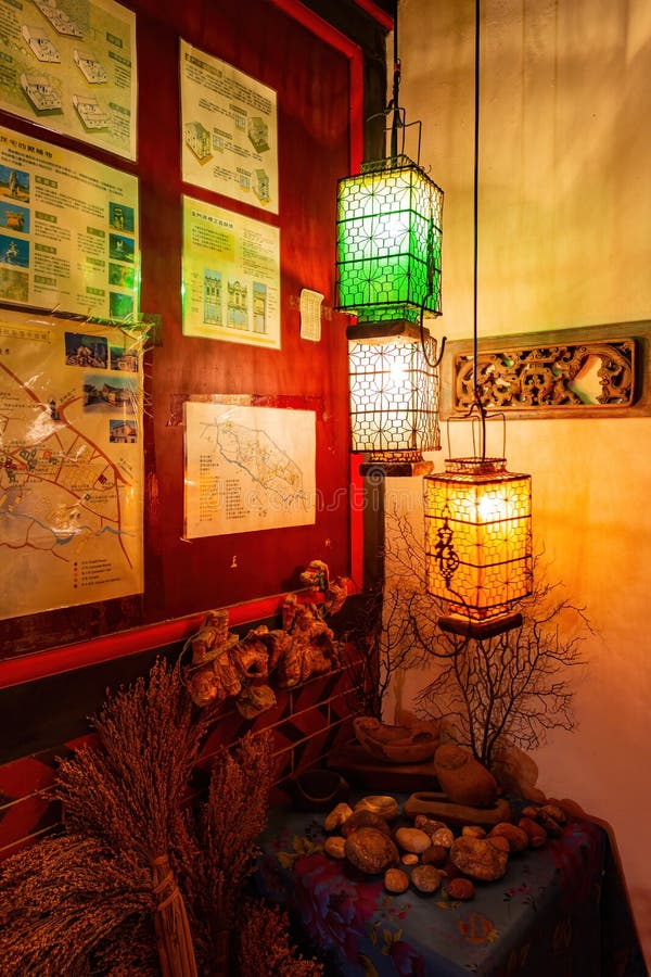 Interior View of a Minnan Architecture Building Editorial Photography ...