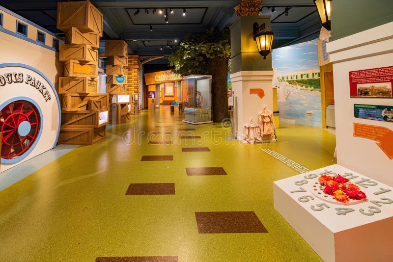 Interior View of the Missouri History Museum Editorial Photography ...