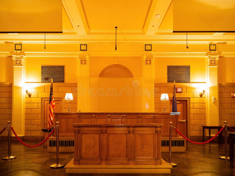 Interior View of the Mob Museum Editorial Photography - Image of ...