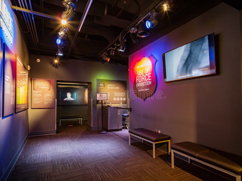 Interior View of the Mob Museum Editorial Stock Image - Image of ...