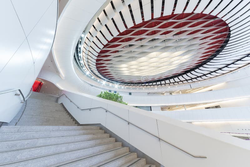 Interior View of Modern Architecture Stock Photo - Image of concert ...