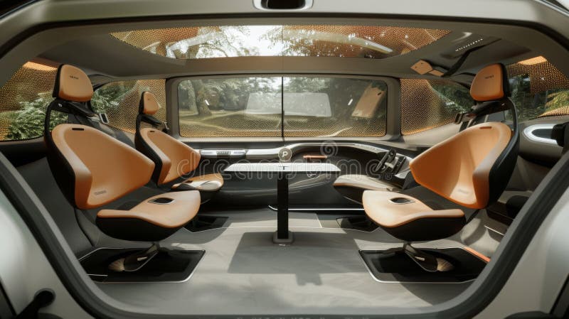 Interior View of a Modern Car Stock Image - Image of experience ...