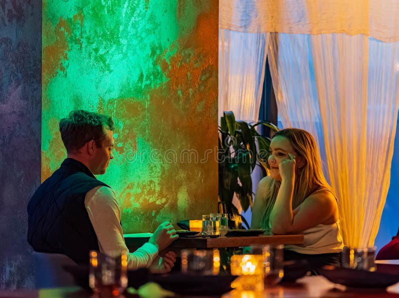 Interior View of a Modern Restaurant at Austin Editorial Stock Photo ...