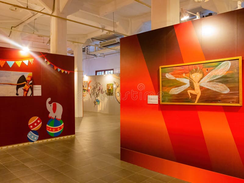 Interior View of the Museum of Bad Art Editorial Stock Photo - Image of ...