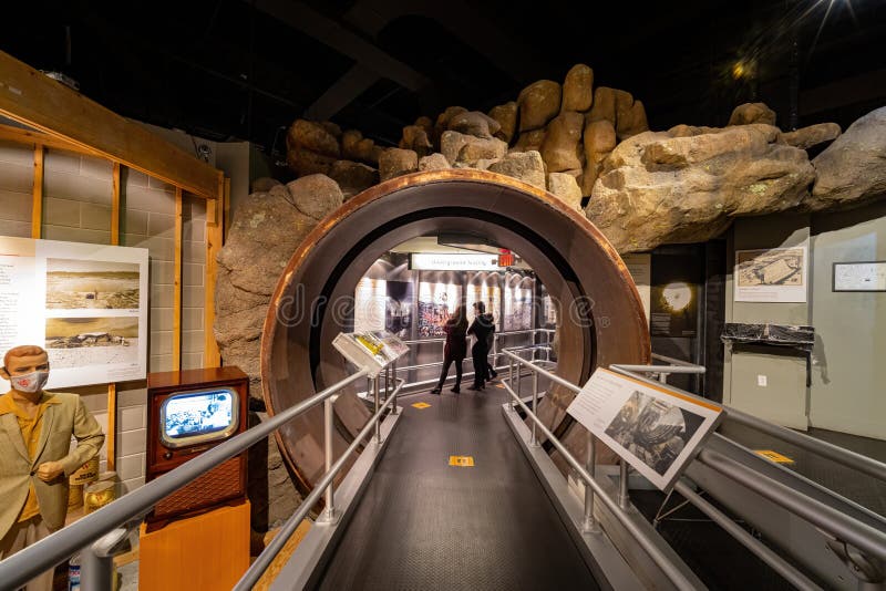 Interior View of the National Atomic Testing Museum Editorial Photo ...