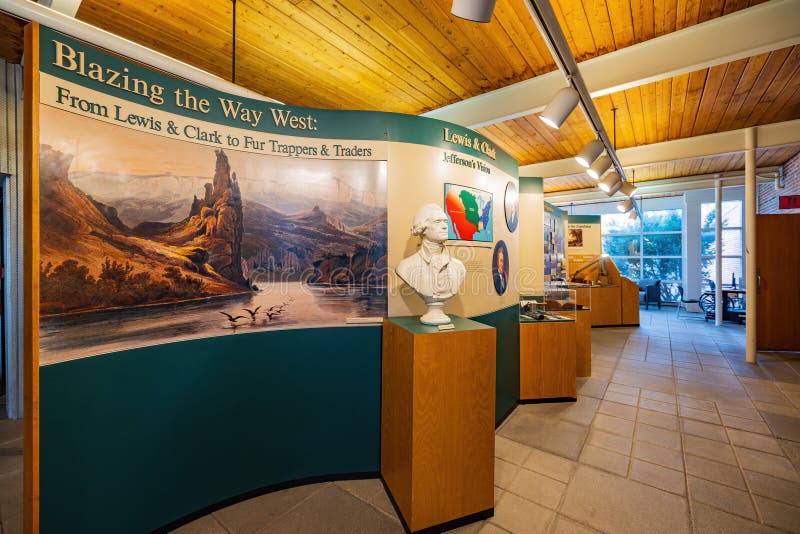 Interior View of the National Frontier Trails Museum Editorial ...