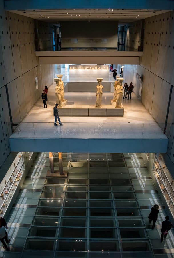 The Museum of Acropolis editorial photography. Image of attraction ...