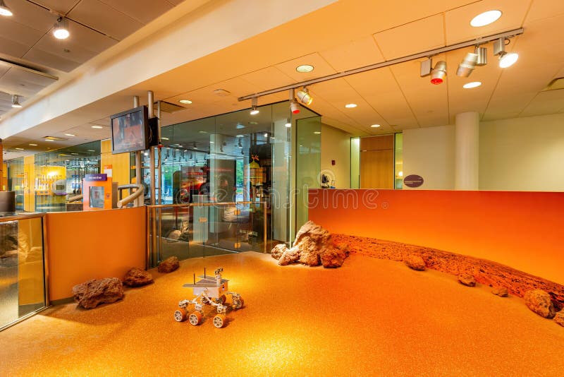 Interior View of the New York Hall of Science Editorial Stock Photo ...