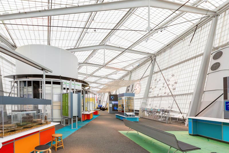 Interior View of the New York Hall of Science Editorial Photography ...