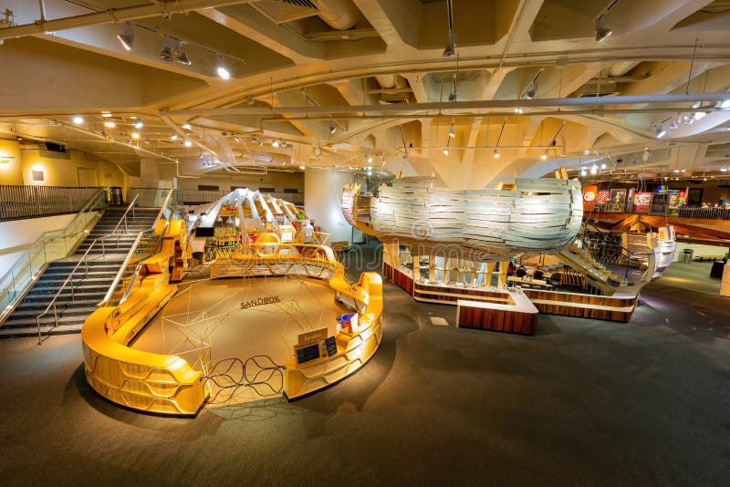 Interior View of the New York Hall of Science Editorial Image - Image ...