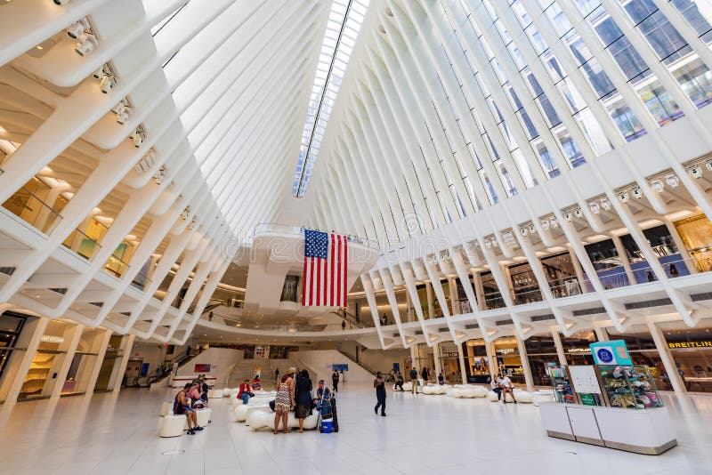 Interior View of the Oculus Center Editorial Photo - Image of center ...